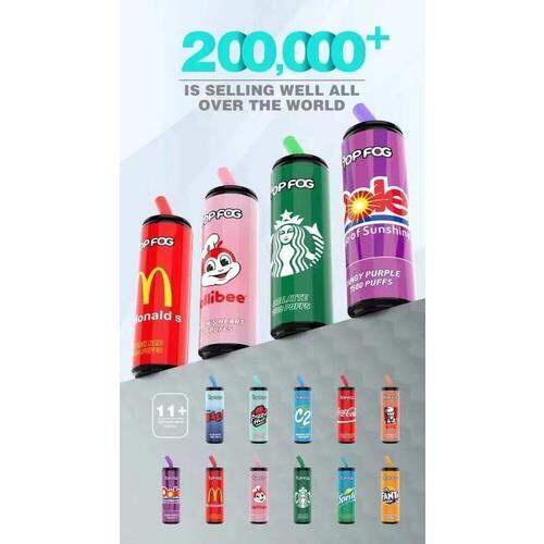 Top fog disposable 7500 hipak 15ML with brand | Lazada PH