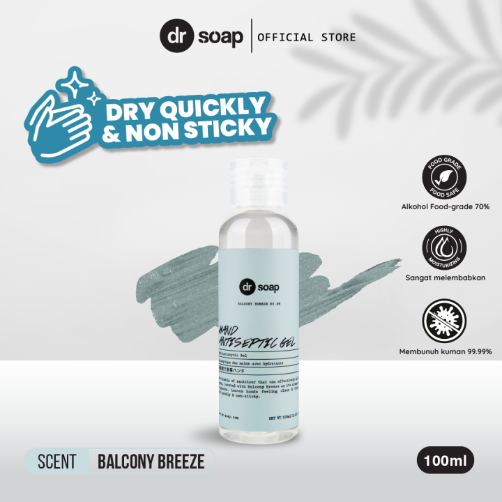 dr soap Hand Antiseptic Gel Balcony Breeze 100ml | Lazada Indonesia