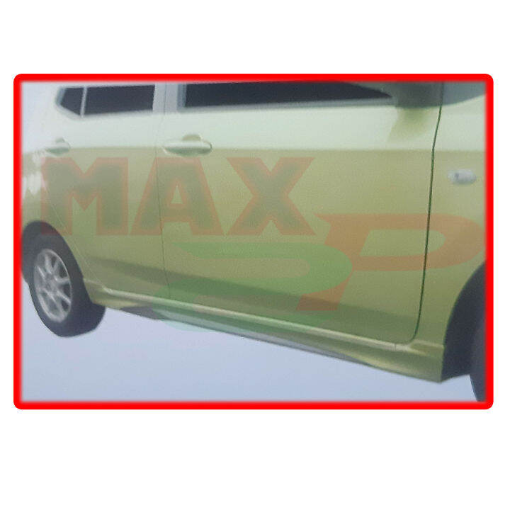 Perodua Axia GU Style Right Side Door Skirt Skirting Bumper Lower Lip ...