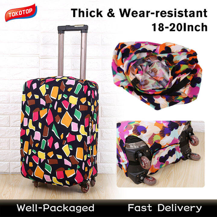 18-20'' Thicken Luggage Cover,Total Protection Reusable, Keep Luggage ...