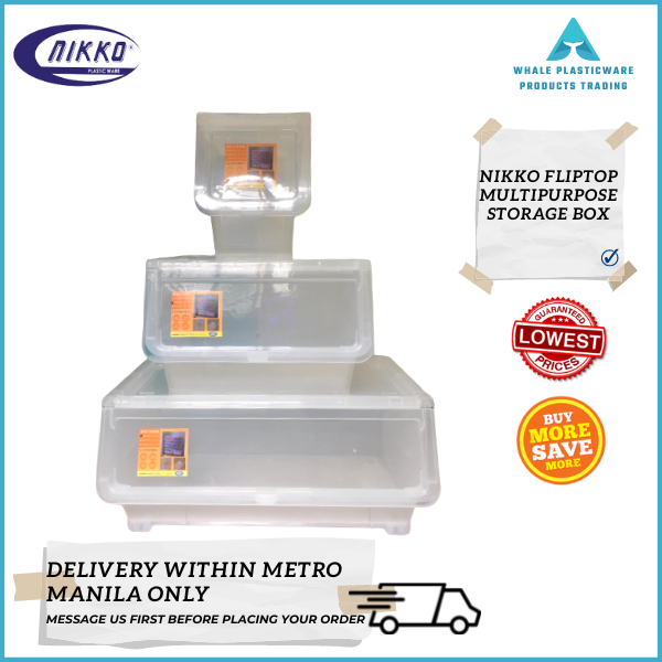 Nikko Fliptop Multipurpose Storage Box | Lazada PH