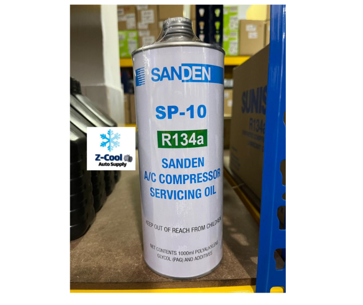 (ORIGINAL) SANDEN R134 COMPRESSOR OIL SP-10 (1Little) - M1679-80020 FOR ...