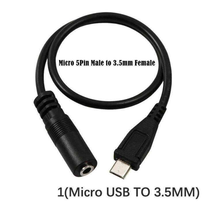 Maraa Micro USB to 3.5mm Jack Headphone Earphone Cable Adapter Socket ...