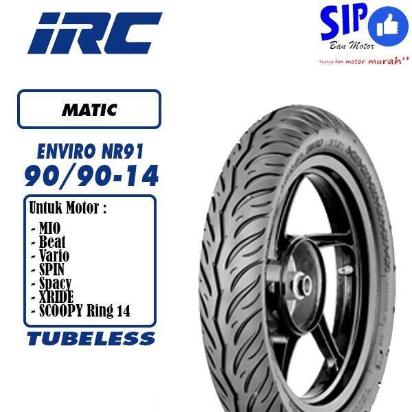 Ban matic tubeless IRC Enviro 90 90 ring 14 NR91 beat mio vario ...
