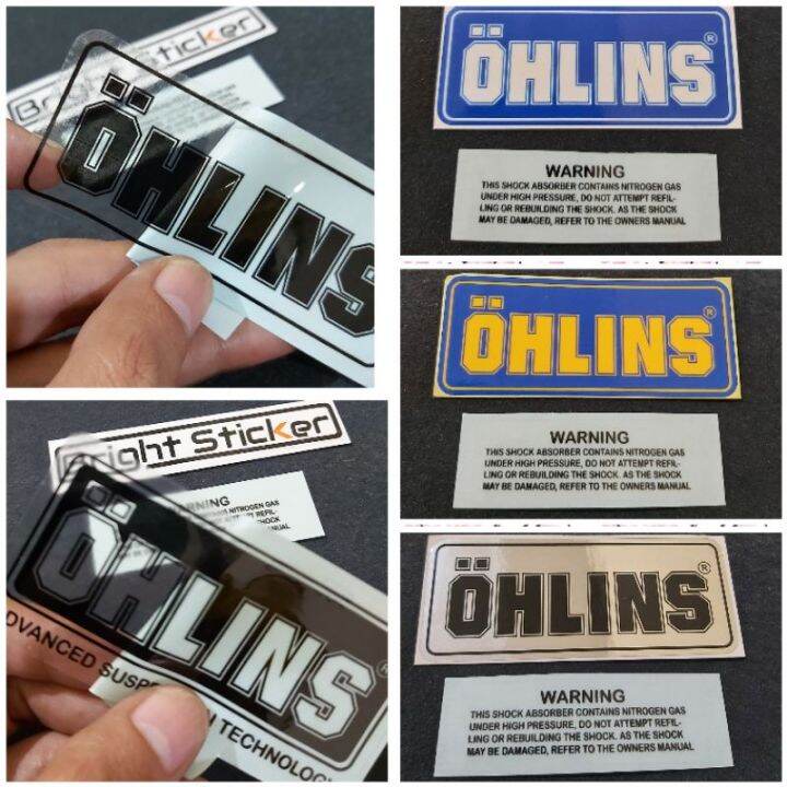 STICKER SHOCK OHLINS | Lazada Indonesia