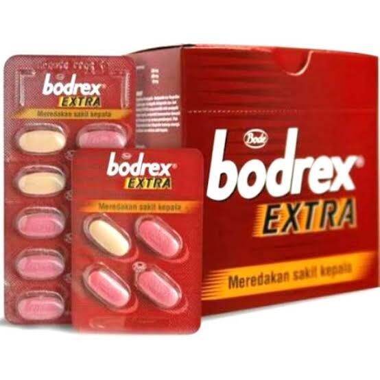 Bodrex extra sebox isi 25 strip | Lazada Indonesia