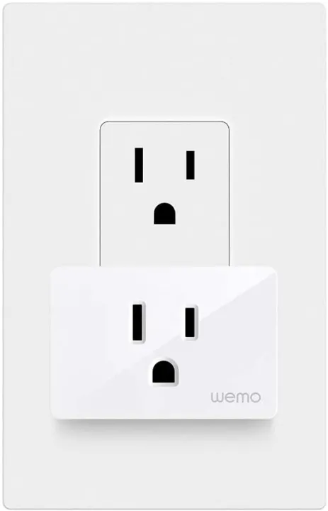 Wemo Smart Plug (Simple Setup Smart Outlet for Smart Home, Control ...