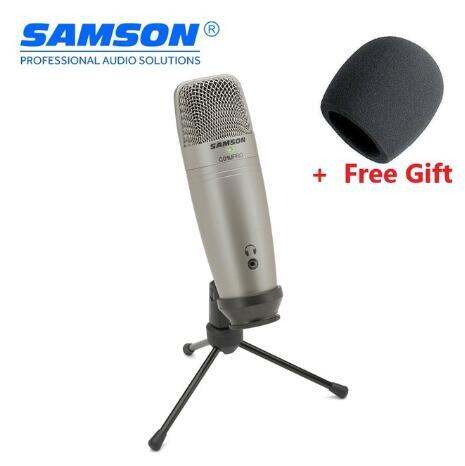 Samson C01u Pro Usb Studio Hypercardiod Microphone Real-time Monitoring ...