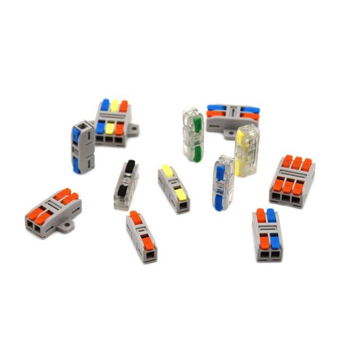 Wire Electrical Connector 1 2 Pin Splicing Terminal Blocks Led Strip ...
