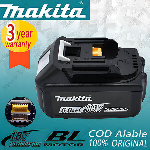 18v makita battery 6000mAh Rechargeable Power Tools Battery with LED Li-ion Replacement LXT ...