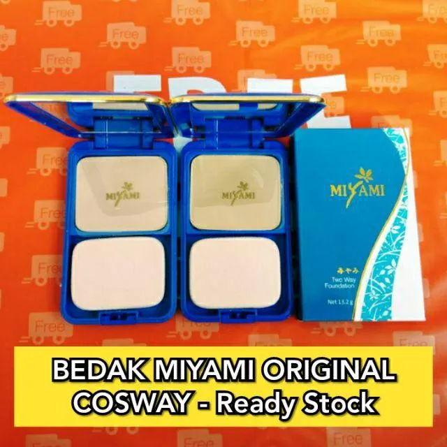 100% ORI (Code 1) ~Bedak Miyami Original Cosway (Light) | Lazada