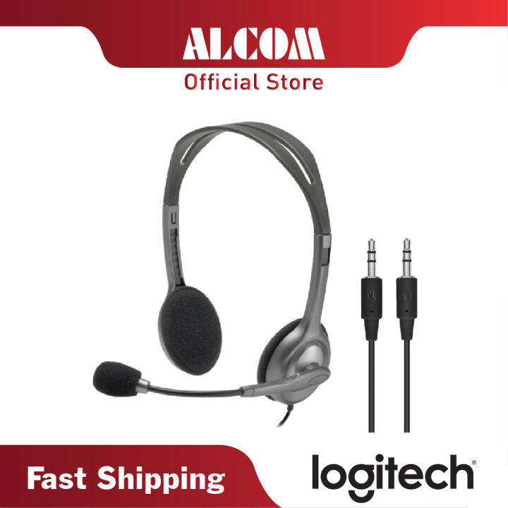 LOGITECH H111/H110 Multi-device Headset with Stereo Sound, Rotating Mic ...
