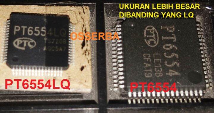 PT6554 PT6554LQ LCD Controller IC LCD Display | Lazada Indonesia