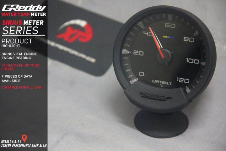 METER GREDDY SIRIUS 3" WATER TEMP | Lazada