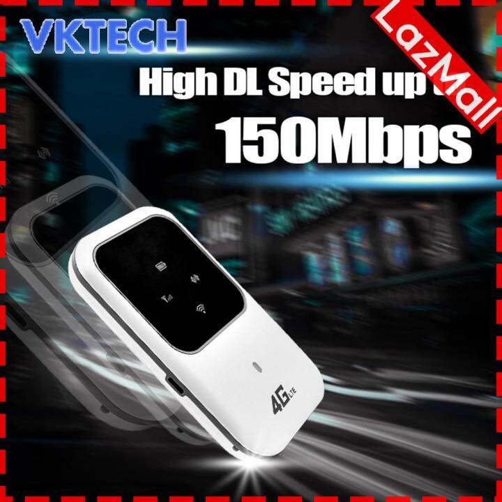 [Vktech] 4G LTE Mobile Broadband Wireless Router Hotspot SIM Unlocked ...