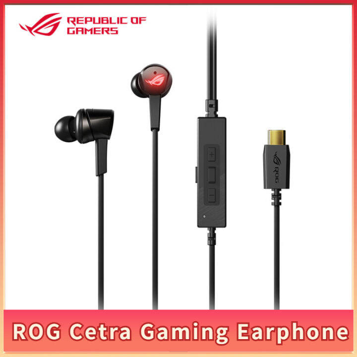 Original ASUS ROG Cetra In-ear Gaming Headphones with Active Noise ...