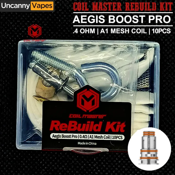 Aegis Boost Pro .2.4 ohm Coil Master Rebuild Kit RBK for P Series Coils ...