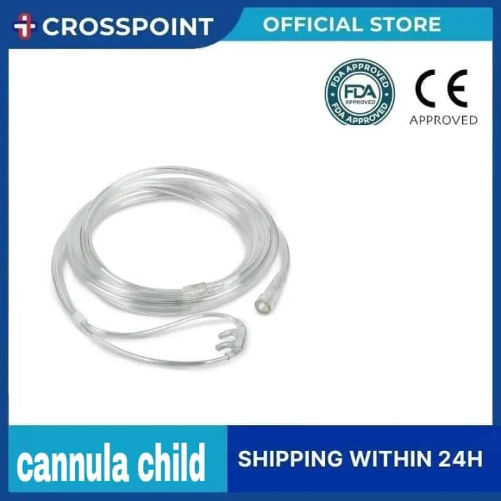 Crosspoint 1pc disposable CHILD flexible tip soft nasal oxygen cannulas ...
