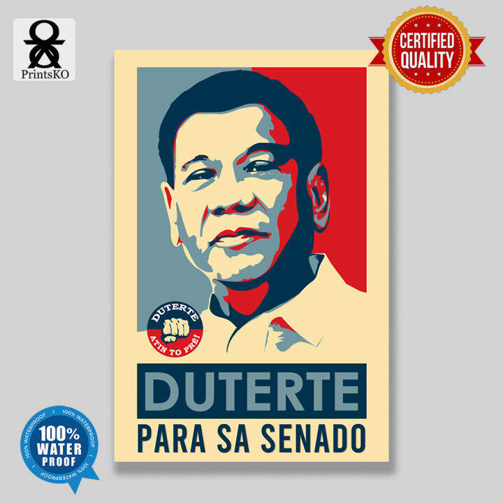 High Quality Tarpaulin / Tarp with Rodrigo Duterte - Senador DU30 ...