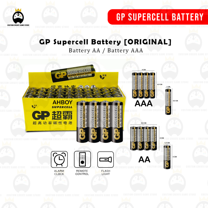 GP Supercell Battery 1.5V Heavy Duty | Lazada