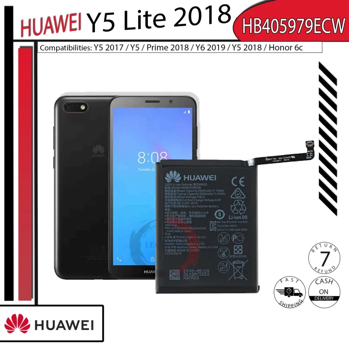 Huawei Y5 2018 Battery Model: HB405979ECW (3020mAh) Original Equipment ...
