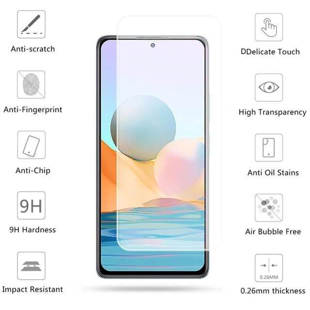 Tempered Glass REDMI NOTE 10 , REDMI NOTE 10S , REDMI NOTE 10 PRO ...
