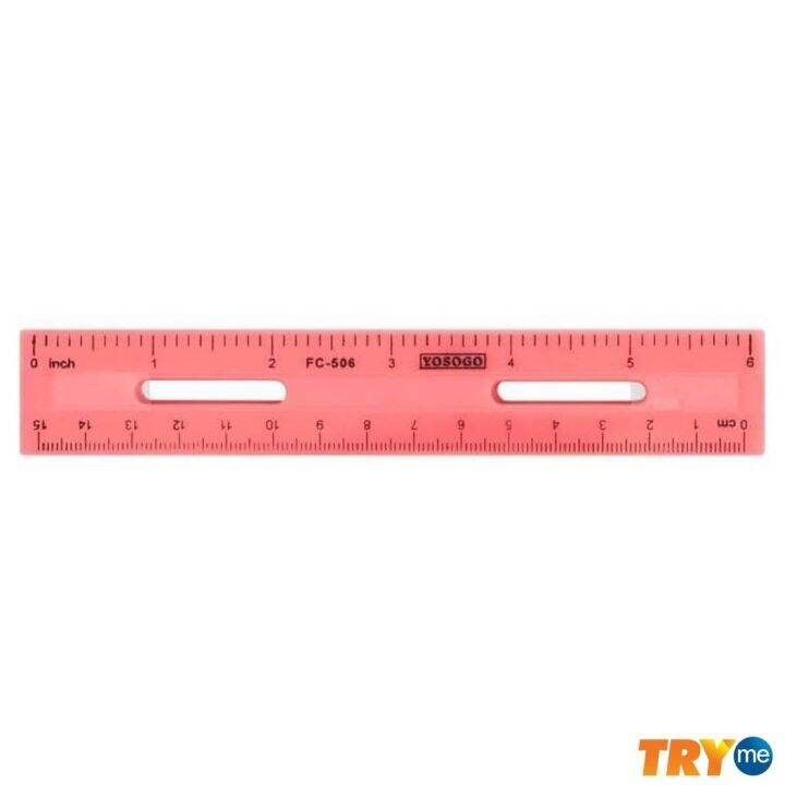 Fluorescent Colour Ruler (6" x 12 Pieces) | Lazada