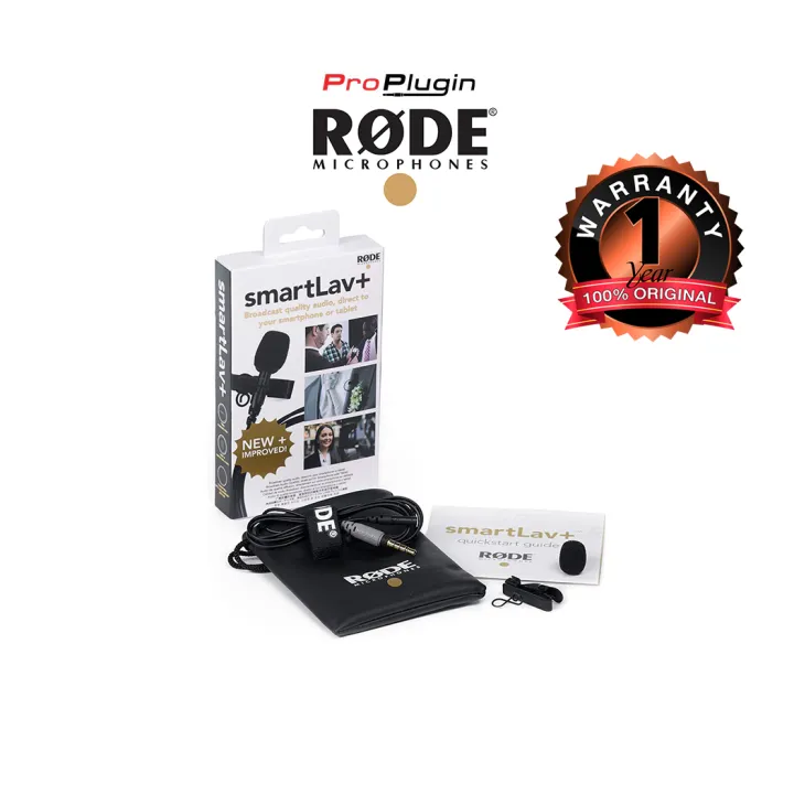 RODE SmartLav+ LAVALIER MICROPHONE ไมค์หนีบปกเสื้อ สำหรับบันทึกเสียงและไลฟ์สตรีม ใช้งานกับ ...
