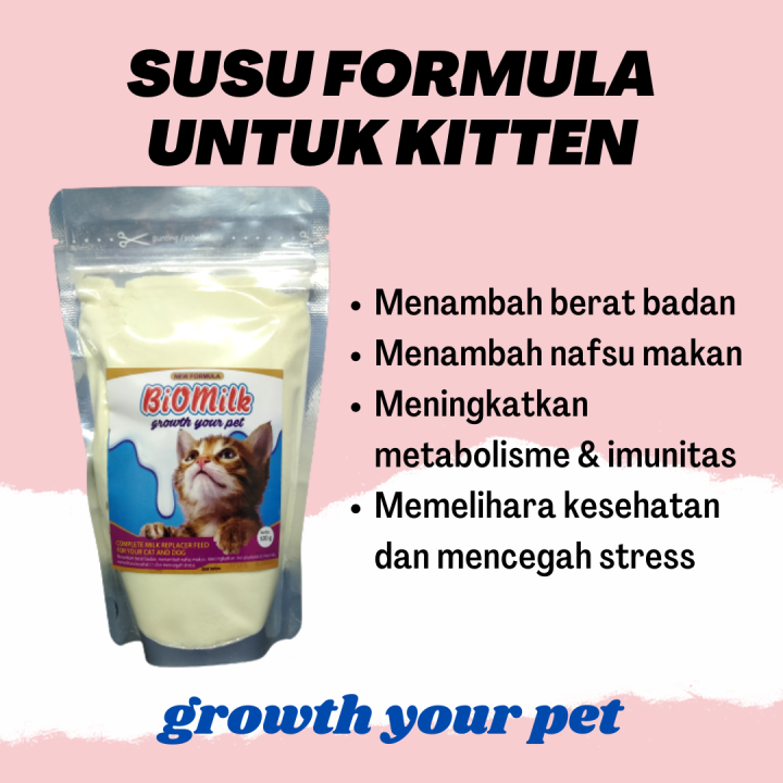 SUSU KUCING ANJING BIOMILK GIZI TINGGI HEWAN MENJADI SEHAT DAN GEMUK ...