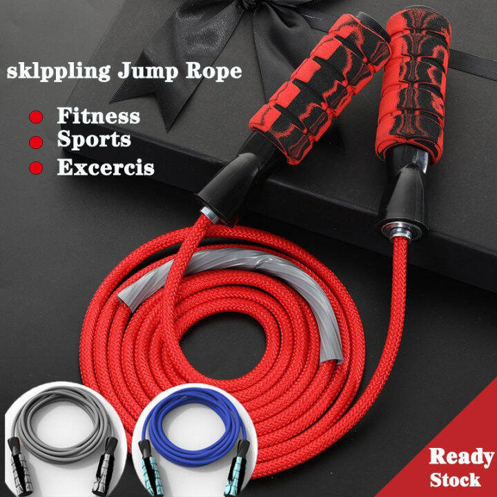 Plastic Skipping Rope Jump Rope Double Bearing Bold Ropes | Lazada PH