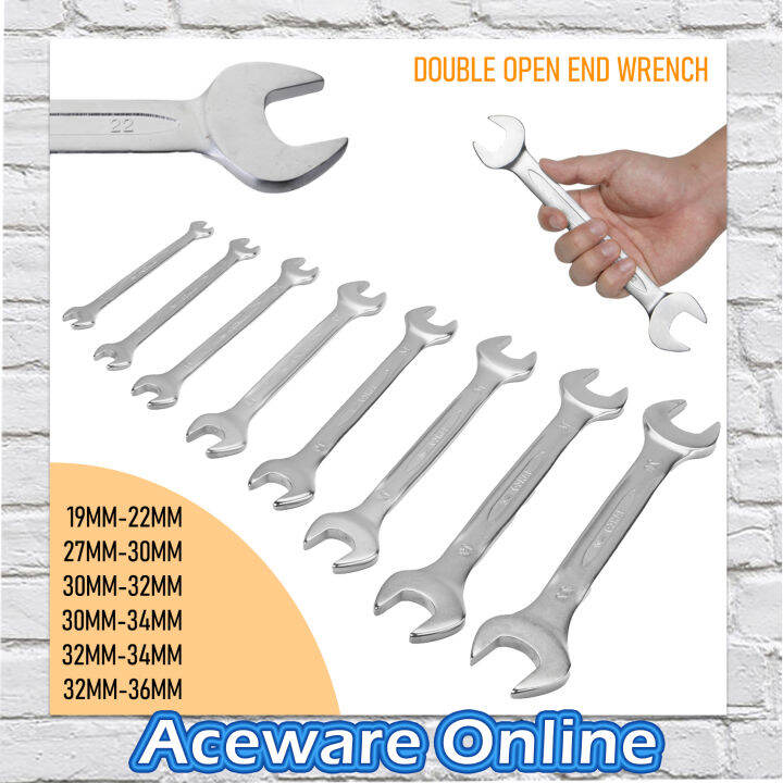 DOUBLE OPEN END WRENCH SOCKET SPANNER NUT DRIVER Ratchet Gears Wrench ...