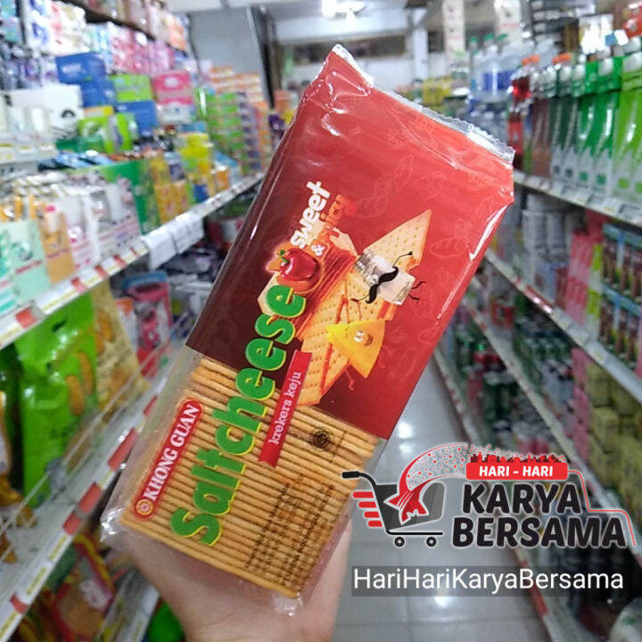 Biskuit Khong Guan Saltcheese Krekers Keju Sweet And Spicy 200gr Lazada Indonesia