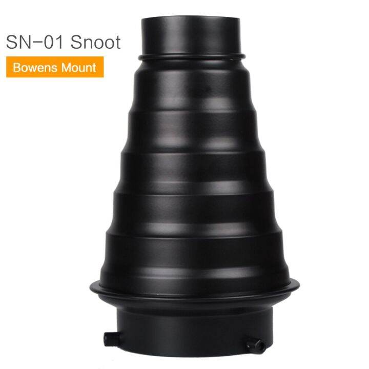 GODOX SN-01 Bowens Mount large Snoot Photography Studio Flash light ...