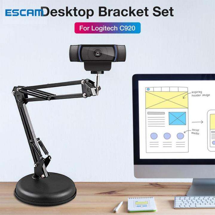 ESCAM Multi-purpose Webcam Stand Tripod Mount Holder Live Broadcast ...