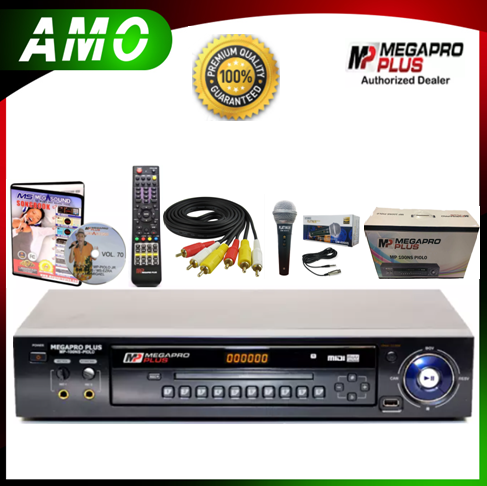 Megapro Plus MP-100NS PIOLO DVD Karaoke Player (Black) with Free High-End Microphone | Lazada PH