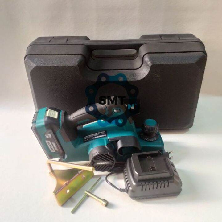 Mesin Modern Planer Ketam Sugu Serut Pasah Cordless M90 M 90 Baterai ...