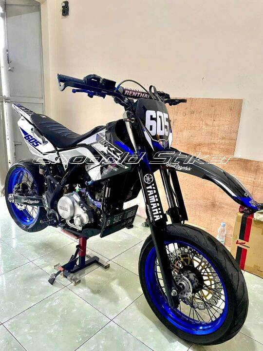 Endoold- Decal stiker motor WR 155 hitam bisa custom desaign. variasi ...