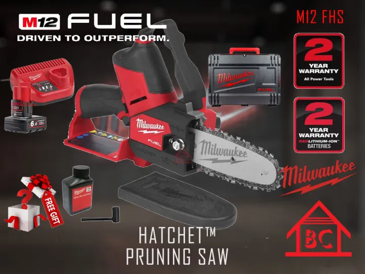 MILWAUKEE M12 FUEL™HATCHET™Pruning Saw (M12 FHS) | Lazada