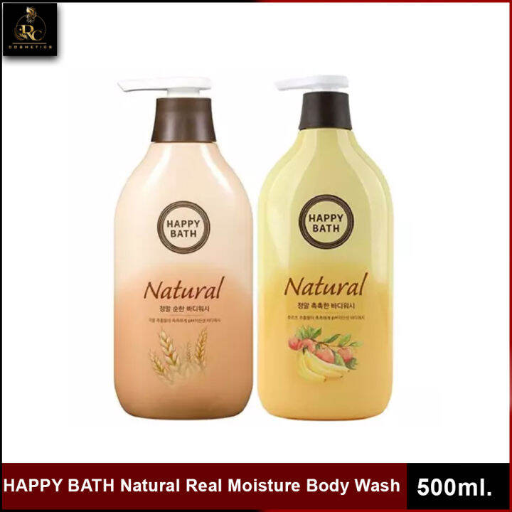 HAPPY BATH Natural Real Moisture Body Wash 500ml. | Lazada.co.th