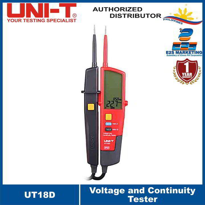 UNI-T Voltage and Continuity Tester UT-18D | Lazada PH