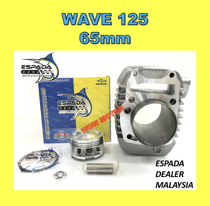 HONDA WAVE 125 RACING BLOCK ASSY 65MM ESPADA WAVE125 RACING BLOCK KITS ...