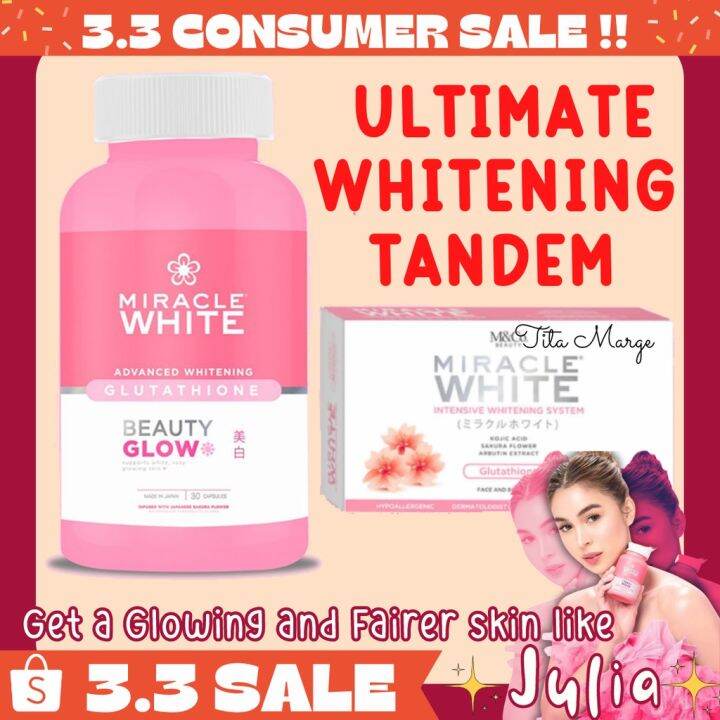 🔥THE ULTIMATE WHITENING TANDEM ( CAPSULE AND SOAP ) TITA MARGE | Lazada PH