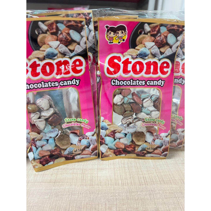 ขนม ช็อกโกแลตหิน Chocolate Stone 1 แพ็ค บรรจุ 30 ห่อ | Lazada.co.th
