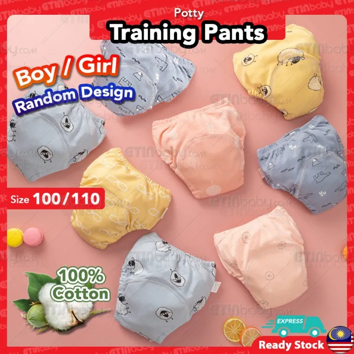 6 Layers Reusable Kids Potty Training Pants Baby Underwear Toilet Cloth ...