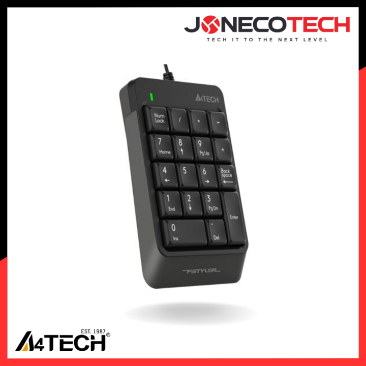 A4Tech FK13M Numeric Keypad Laser Engraving / Slim Keycaps / Splash ...