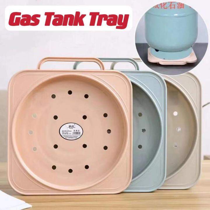 Kitchen Gas Tank Tray Base Movable Rolling Storage Tray with wheel ...
