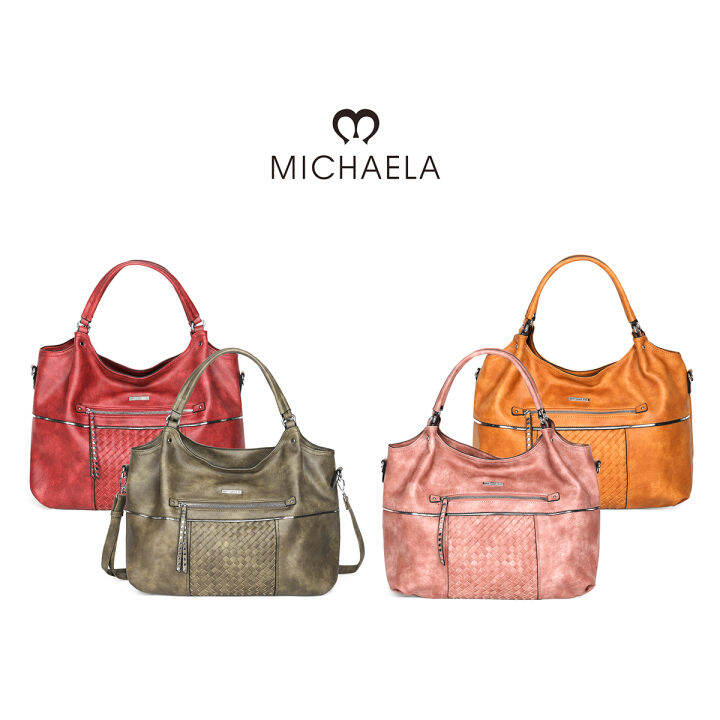 MICHAELA HANDBAG WITH DETACHABLE SLING BAG 1007911 2P | Lazada PH