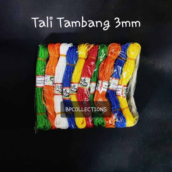 Tali tambang plastik 3mm panjang 10 meter merk koala kualitas super quality tali jemuran kuat ...