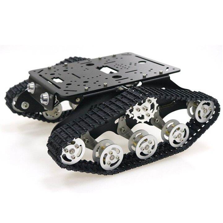 TS300 Shock Absorption Robot Tank Chassis RC Tank Model Tracked Car ...