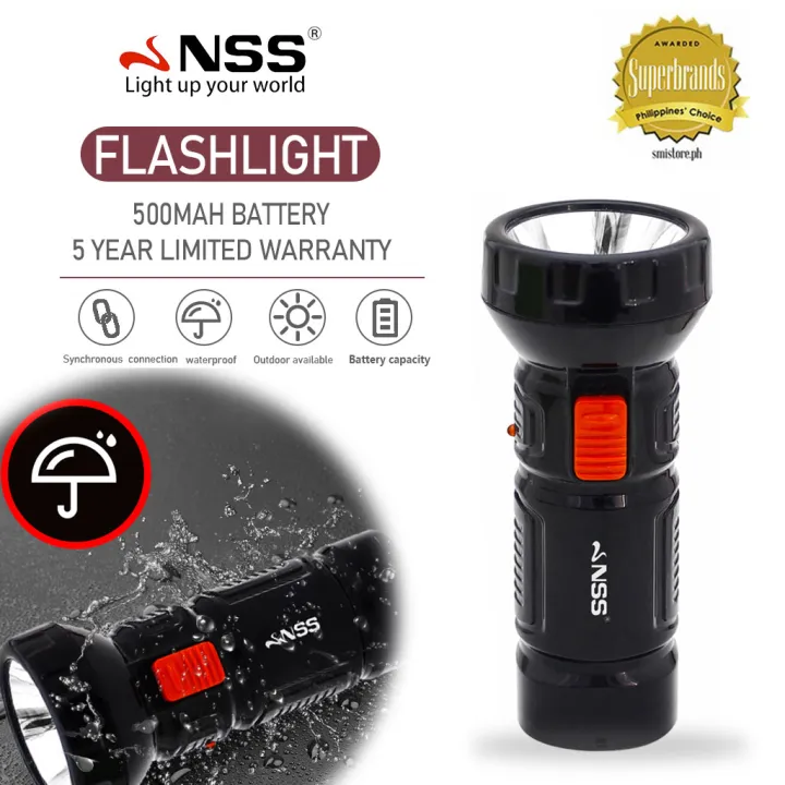 Nss super bright waterproof flashlight rechargeable flashlight Camping ...